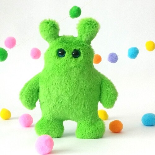 Cute Plush Friendly Monster Toy Stuffed Soft Alien Baby Toy - Etsy
