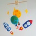 Space Baby Crib Mobile Nursery Decor Astronauts Rockets - Etsy