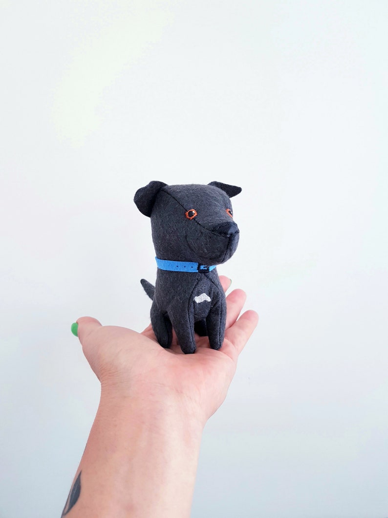 Grey Pit Bull Stuffed Animal Doll American Staffordshire - Etsy