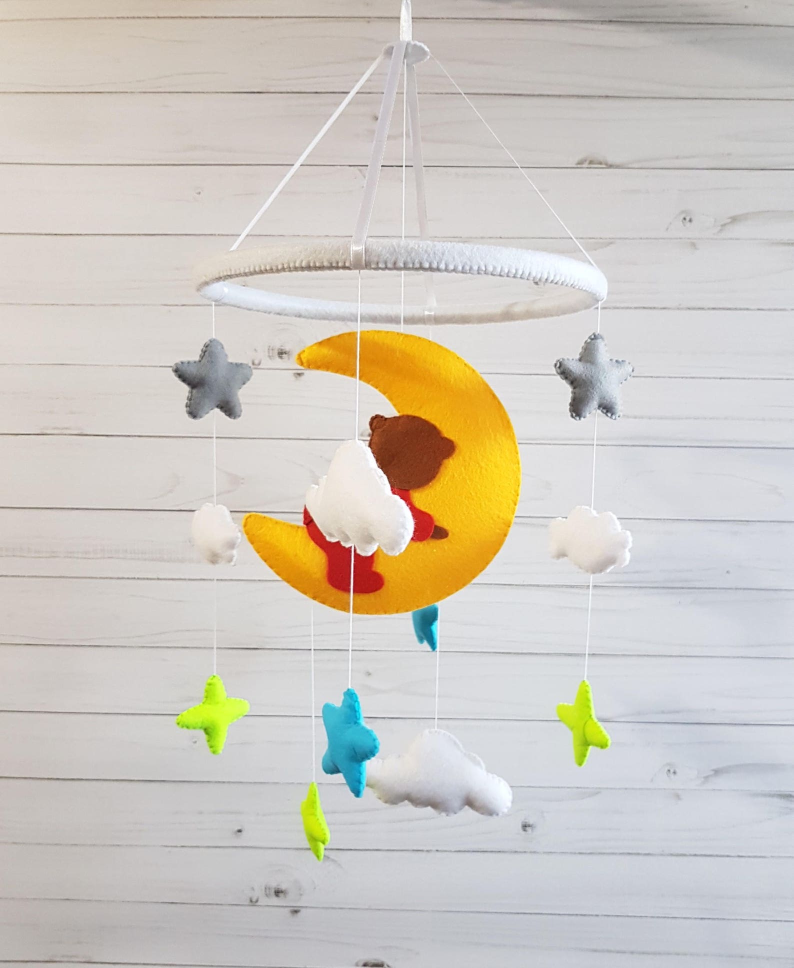 Red Girl Nursery Mobile Baby Crib Mobile Baby Mobile Crib Mobile Cute ...