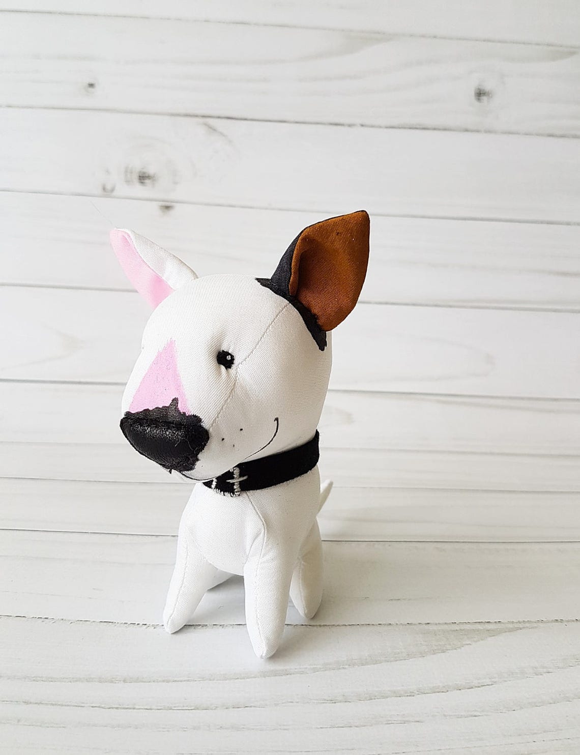 English Bull Terrier Plush Dog Toy Stuffed Animal Puppy Dog - Etsy UK