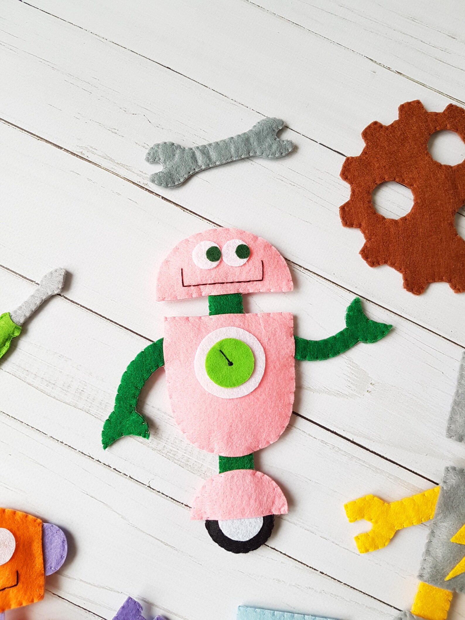 Felt Robot Toy Robot Stuffed Monster Toys Robot Aliens Toys Robot Baby ...