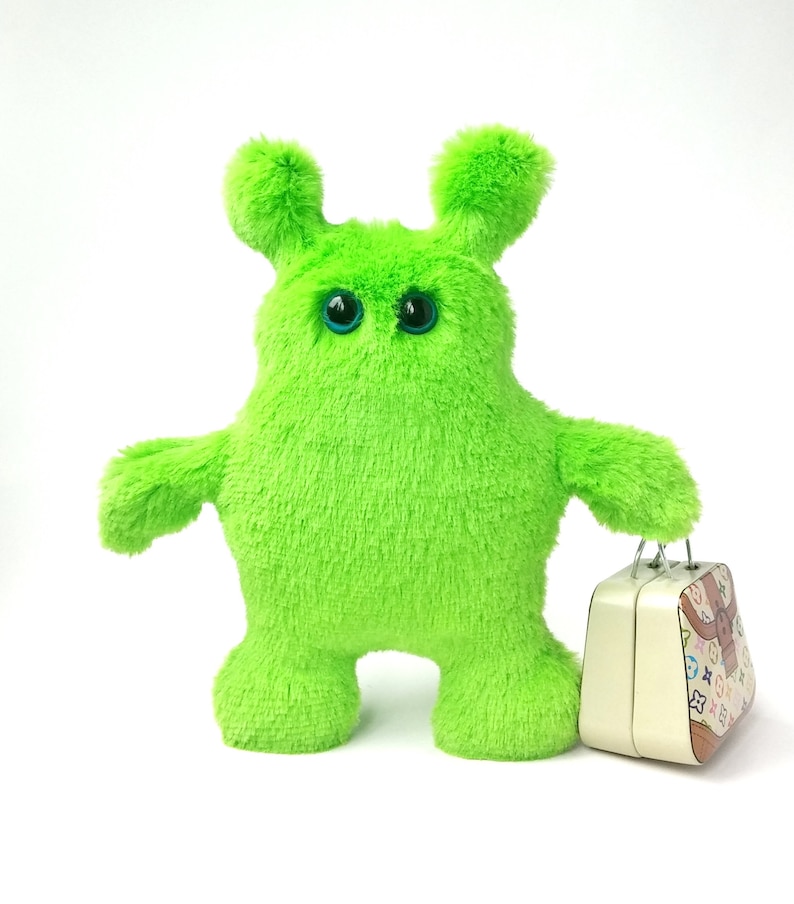Plush Toy Cute Alien Stuffed Funny Monster Choice of Colors | Etsy