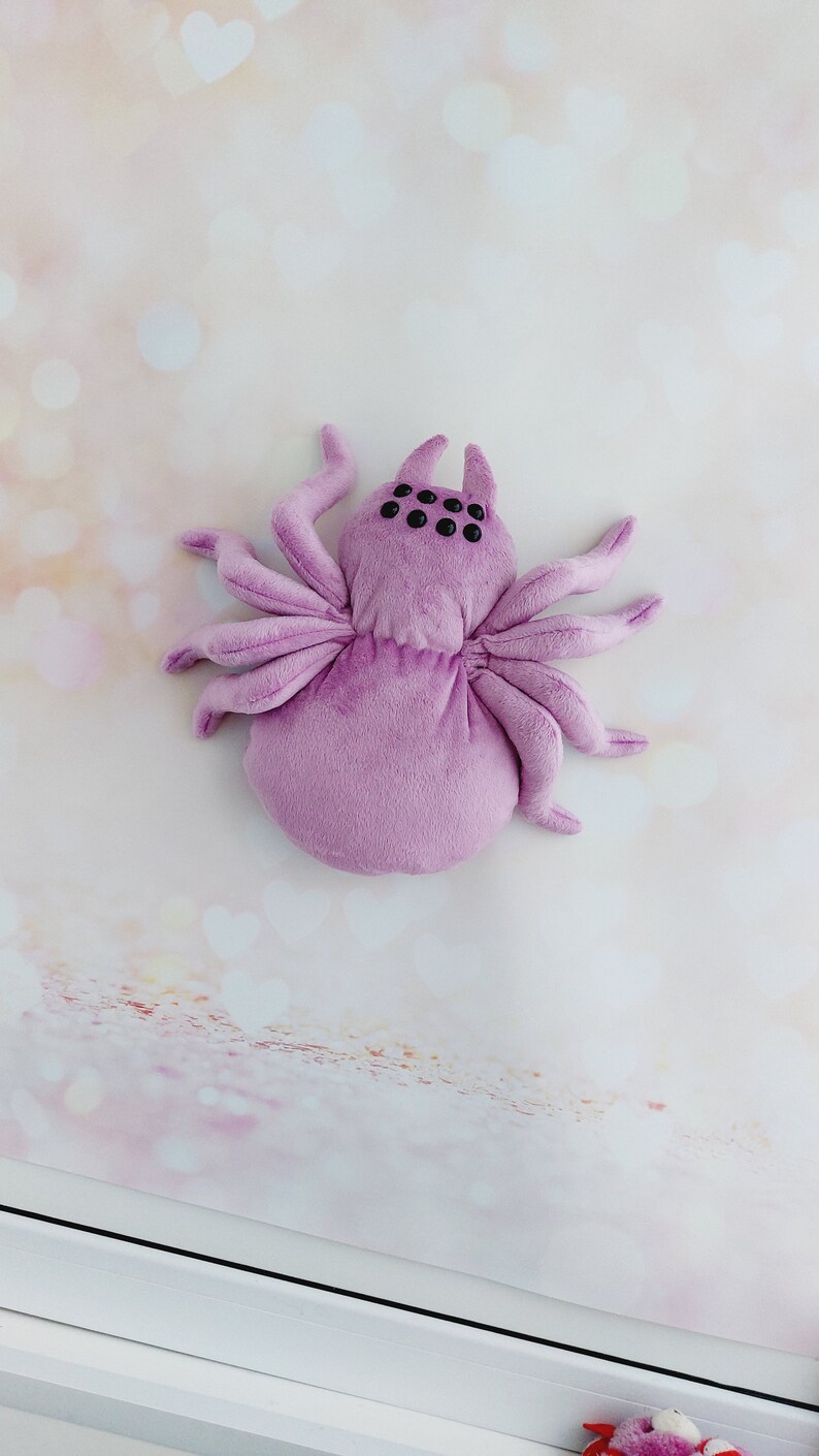 Huge Purple Spider Toy Tatantula Soft Plush Tarantula Baby - Etsy