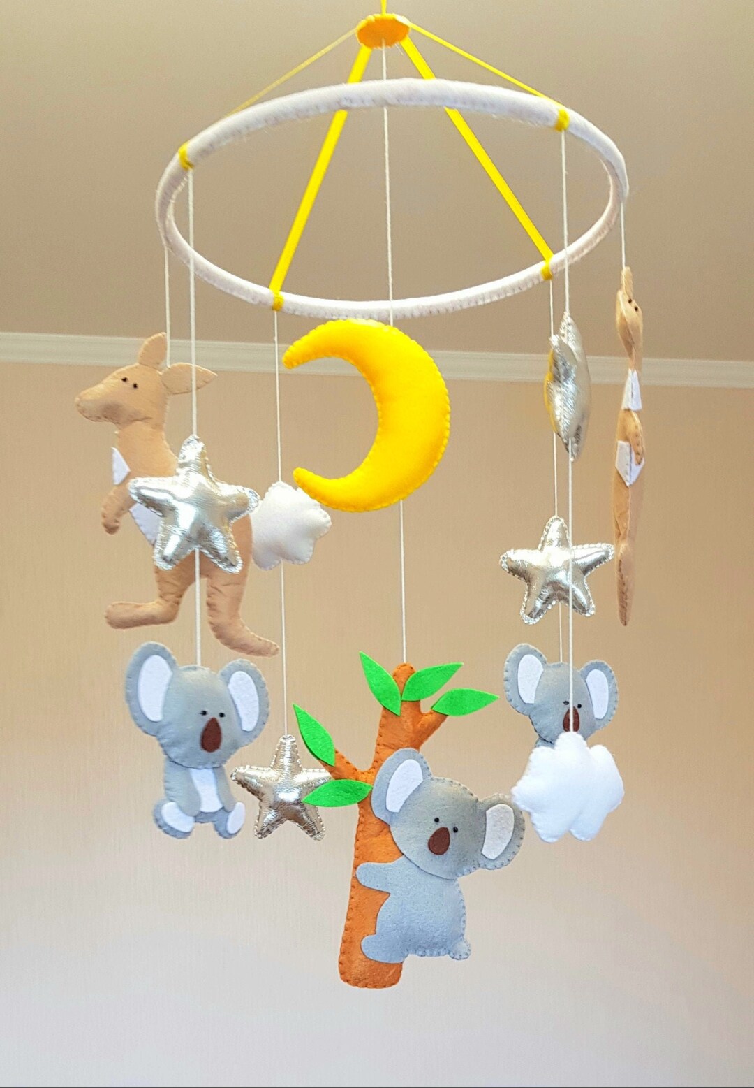 Baby Crib Mobile Australian Animals Nursery Decor Koala - Etsy