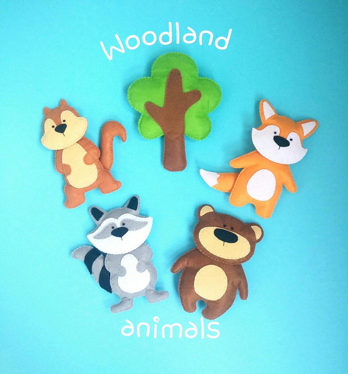 Woodland Nursery Animals Forest Animals Baby Toy Stuffed | Etsy