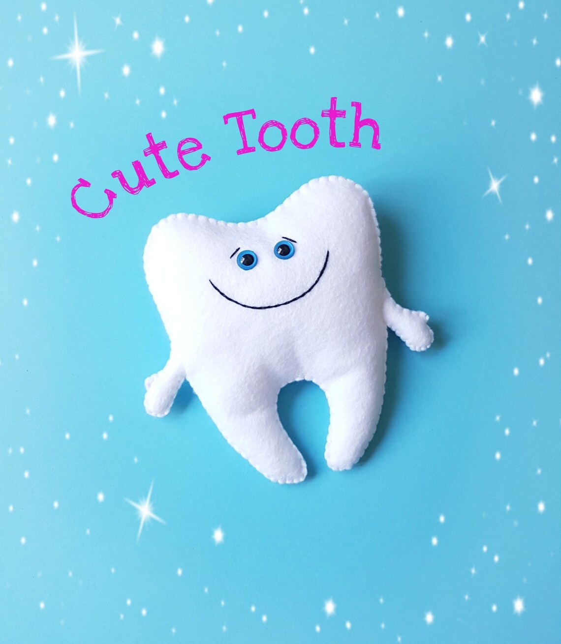 Tooth Fairy Pillow girl tooth pillow boy felt tooth soft toy | Etsy