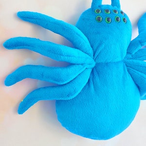 Big Blue Spider Tarantula, Huge Plush Stuffed Animal Toy, Halloween ...