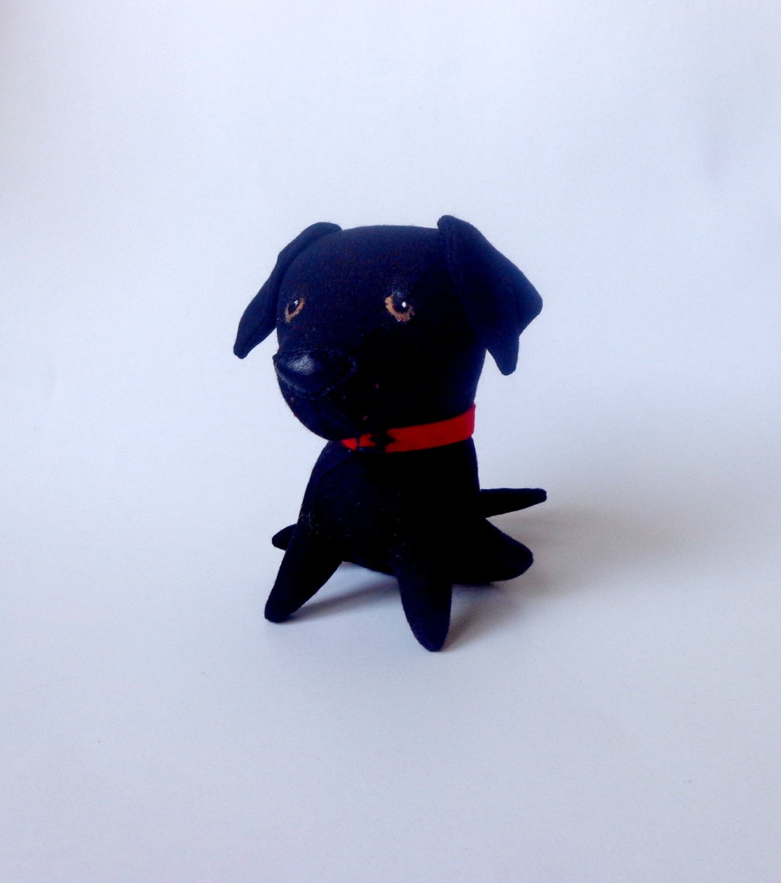 Cute Black Labrador Retriever Puppy-dog Stuffed Animal-plush - Etsy