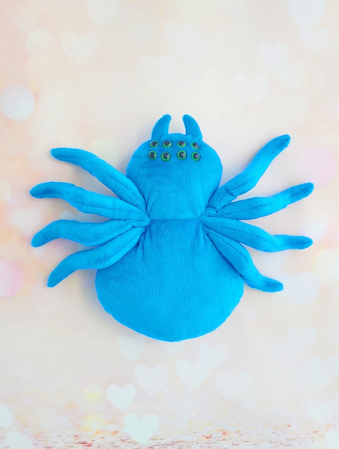 Big Blue Spider Tarantula, Huge Plush Stuffed Animal Toy, Halloween ...