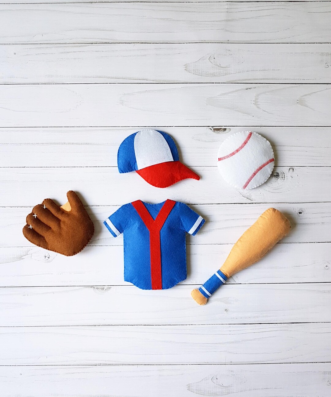 Baseball Baby Felt Ornaments Toy Plush Toy Soft Toy Stuffed - Etsy