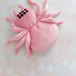 Big Cute Pink Spider, Tarantula Plush, Spider Plush, Huge Stuffed ...