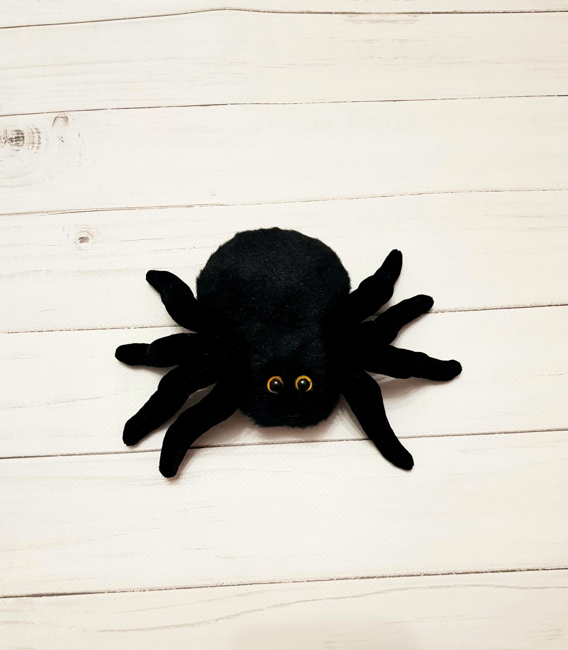 Little Cute Black Spider Toy, Plush Spider, Stuffed Animals Soft Spider ...