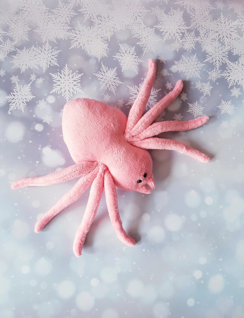 Pink Plush Spider Tarantula Cute Soft Spider Stuffed Spider | Etsy
