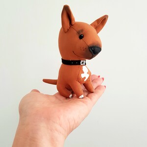 Plush Toy Pit Bull Stuffed Animal Doll American Staffordshire Terrier ...