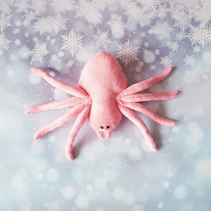 Pink Plush Spider Tarantula, Cute Soft Spider, Stuffed Spider Toy ...