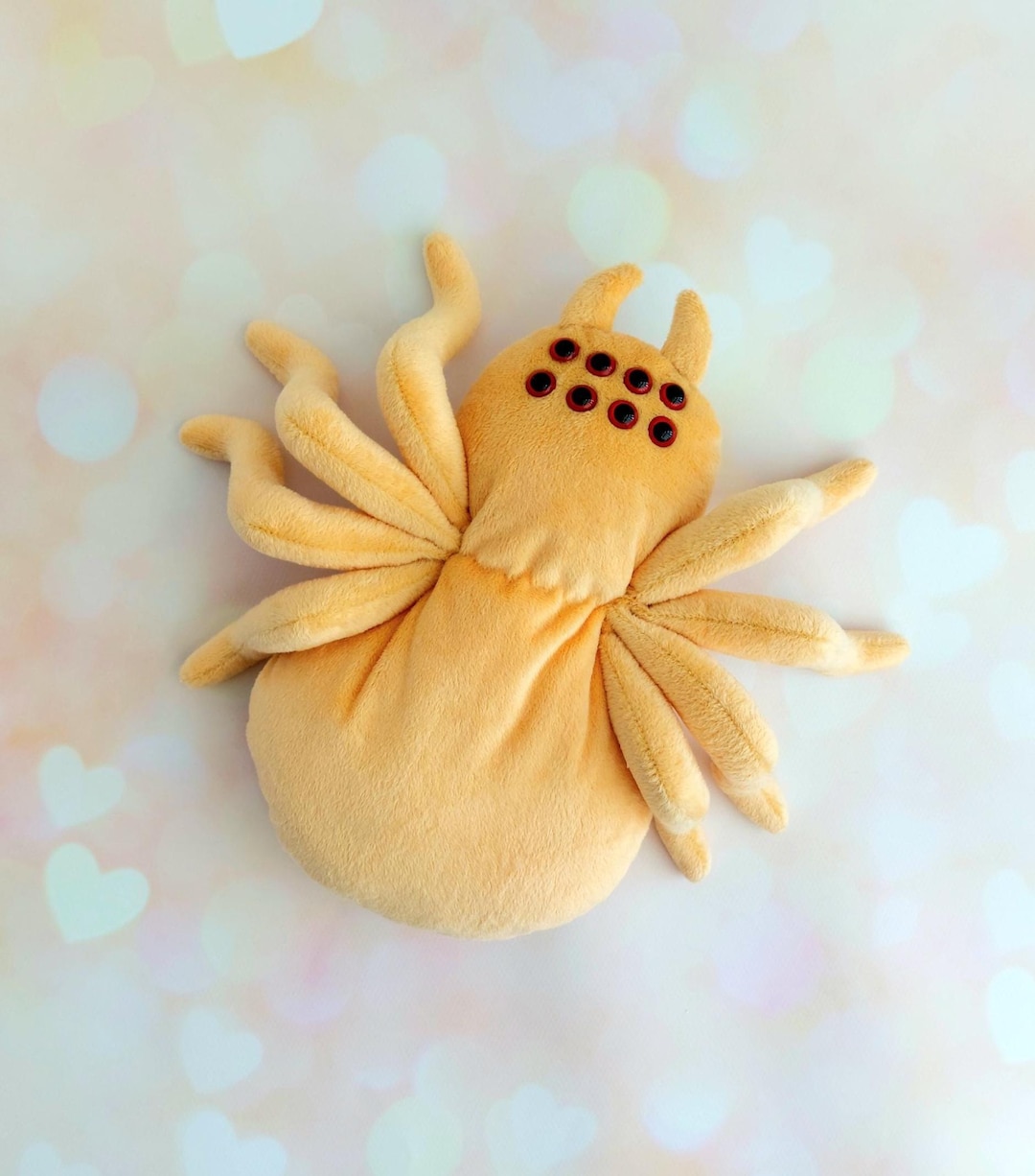 Beige Plush Spider, Cute Big Toy Spider, Huge Soft Spider, Toy ...