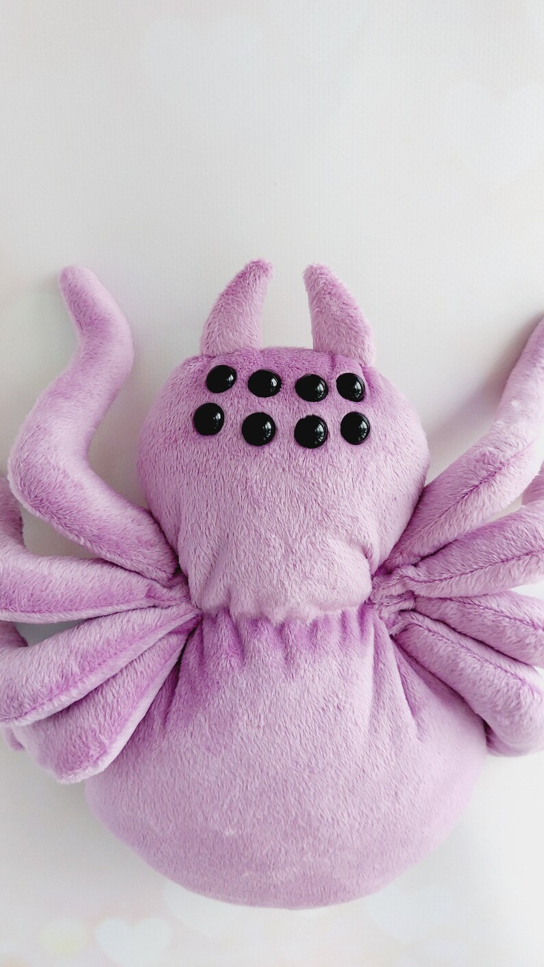 Huge Purple Spider Toy Tatantula Soft Plush Tarantula Baby - Etsy