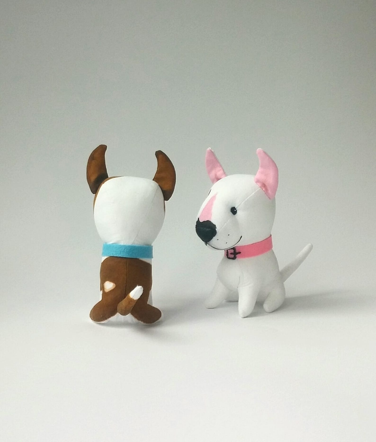 Stuffed Animal Plush Dog Bull Terrier Toy, Custom Stuffed Dog, English ...