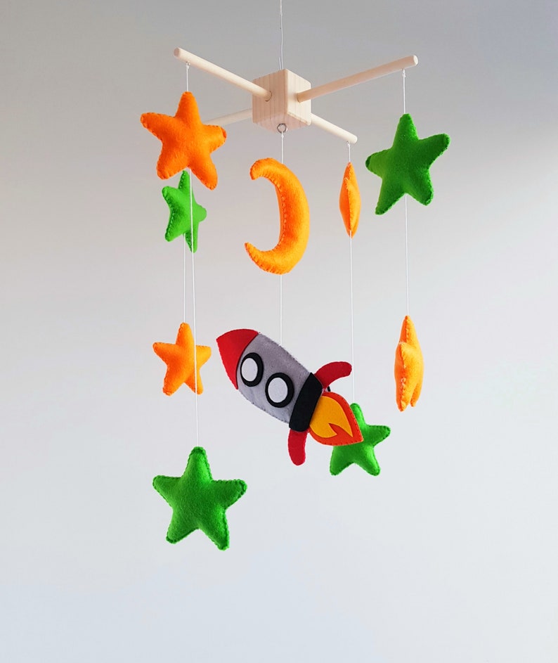 Space Nursery Baby Crib Mobile Baby Crib Mobile Colorful - Etsy