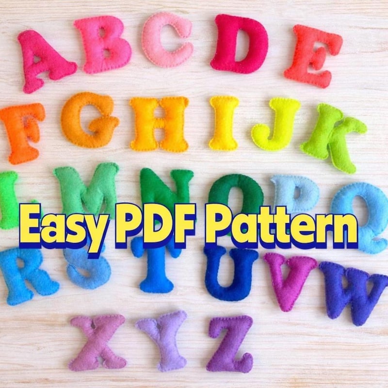 Felt Letters - Etsy