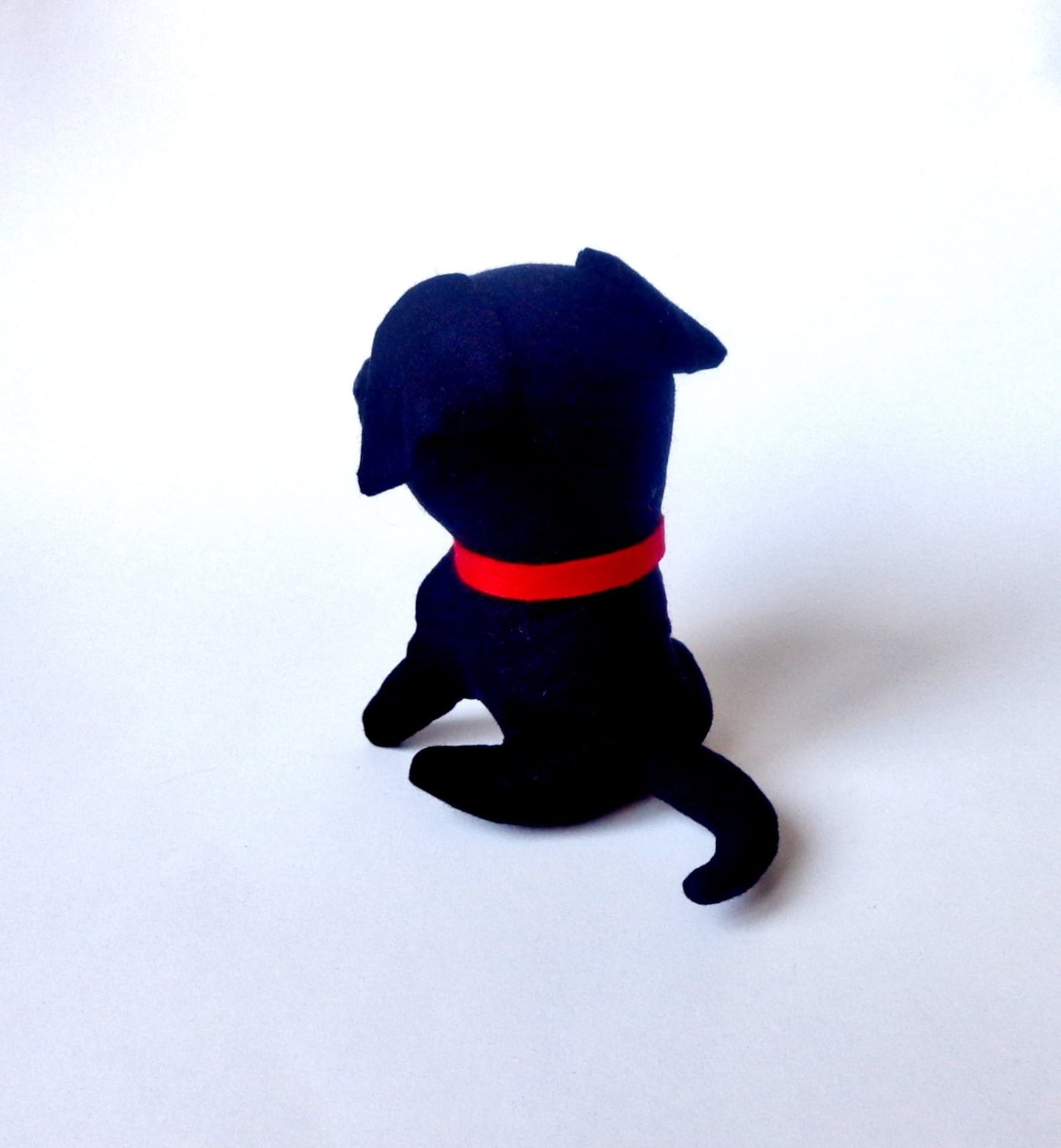 Cute Black Labrador Retriever Puppy-dog Stuffed Animal-plush - Etsy
