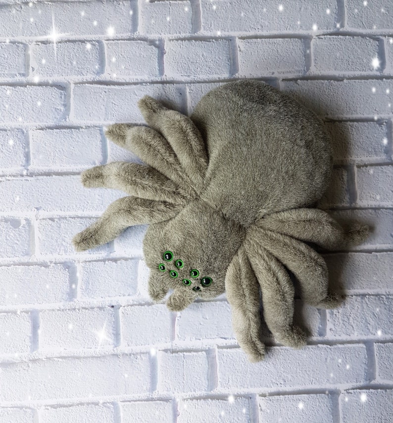 Big Gray Plush Toy Spider Tarantula Huge Cute Spider Lirge - Etsy