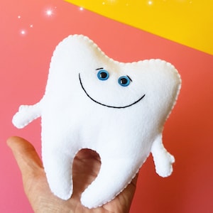 Tooth Fairy Pillow Girl Tooth Pillow Boy Felt Tooth Soft Toy Tooth ...