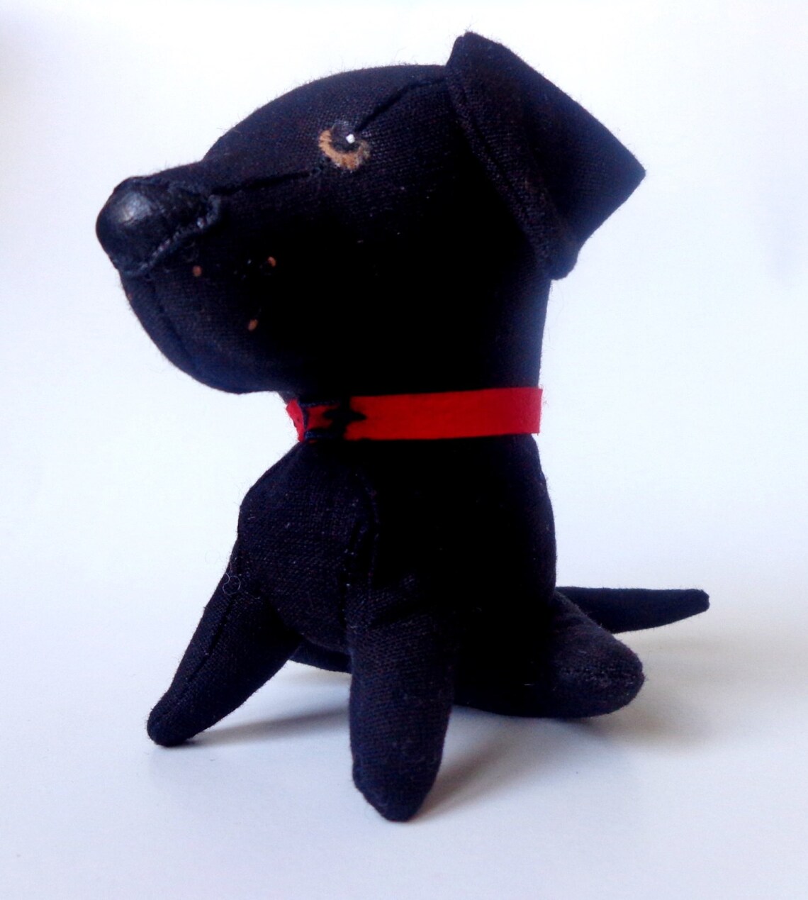 Cute Black Labrador Retriever Puppy-dog Stuffed Animal-plush - Etsy