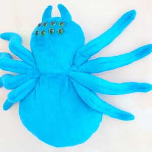 Big Blue Spider Tarantula, Huge Plush Stuffed Animal Toy, Halloween ...