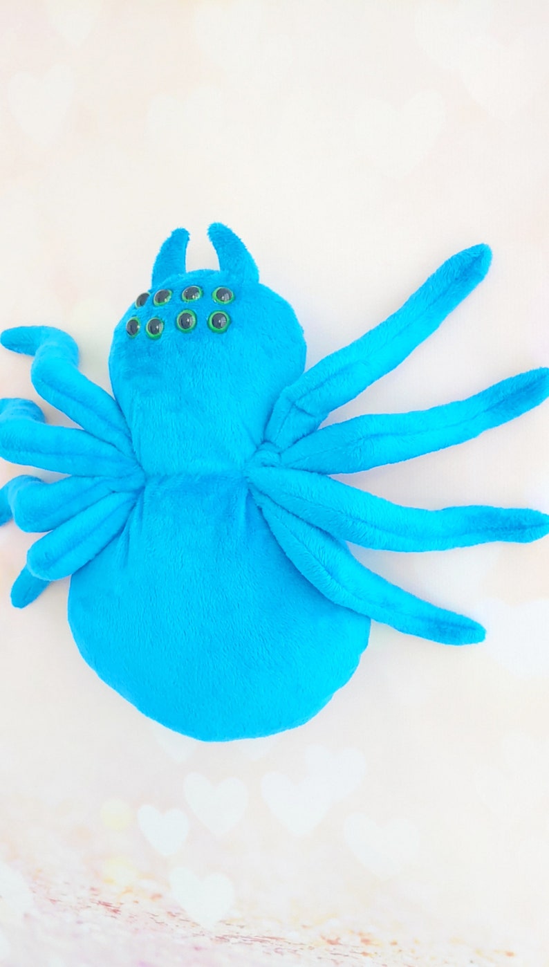 Big Blue Spider Tarantula Huge Plush Stuffed Animal Toy - Etsy