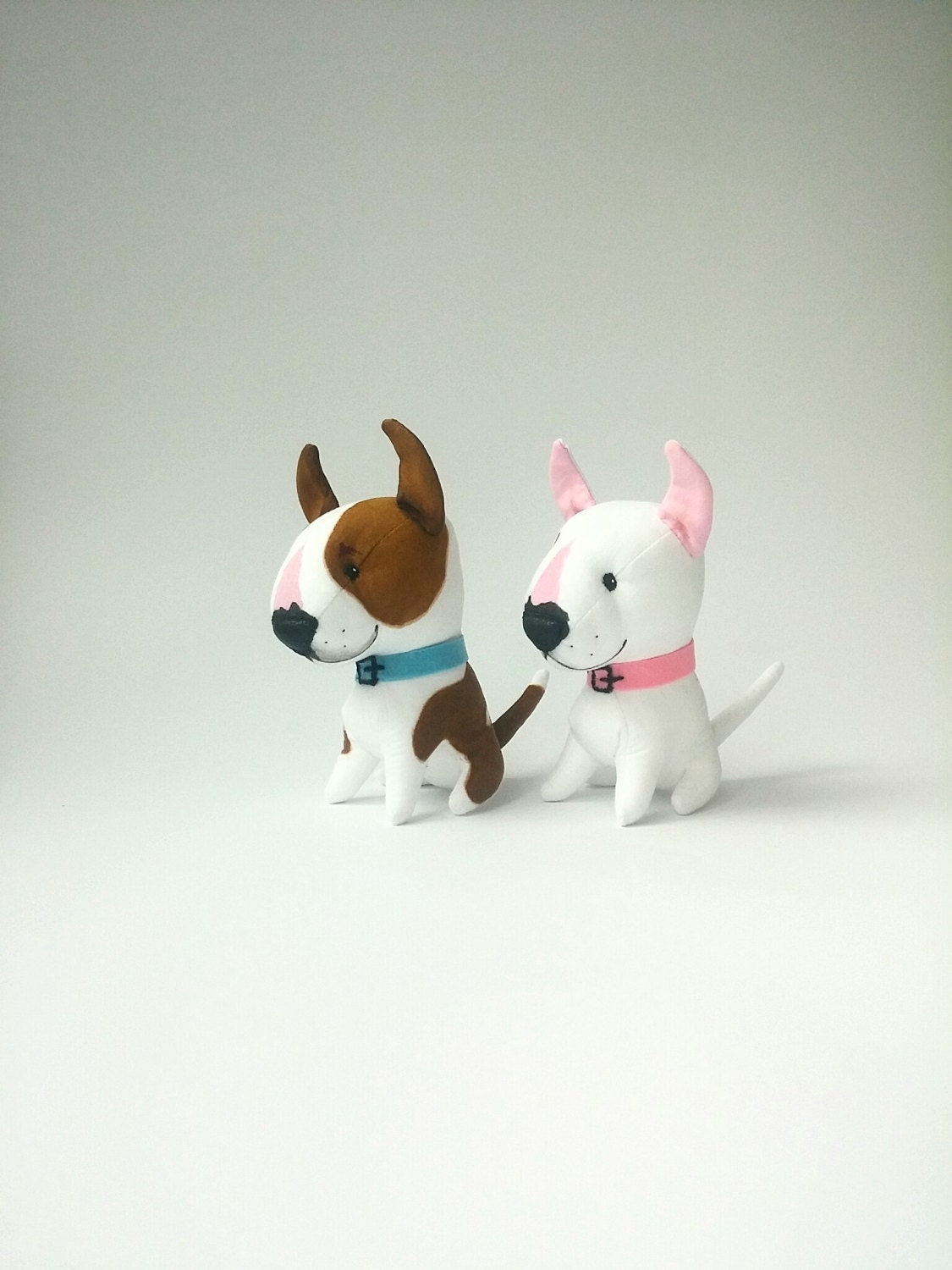 Stuffed Animal Plush Dog Bull Terrier Toy, Custom Stuffed Dog, English ...