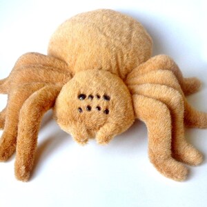 Beige Plush Spider, Cute Big Toy Spider, Huge Soft Spider, Toy ...