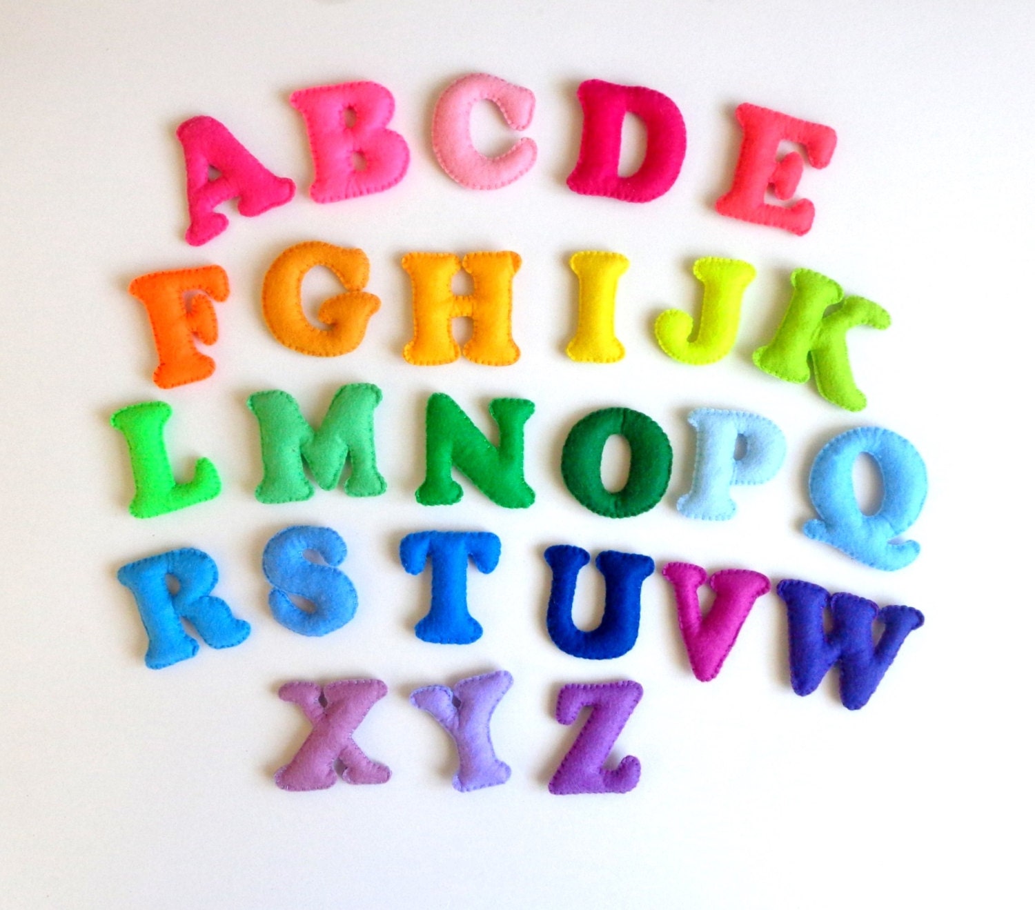 Colorful Felt Alphabet Baby Letters Educational Game - Etsy