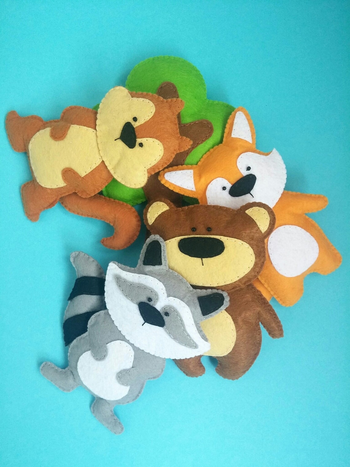 Woodland Nursery Animals Forest Animals Baby Toy Stuffed | Etsy