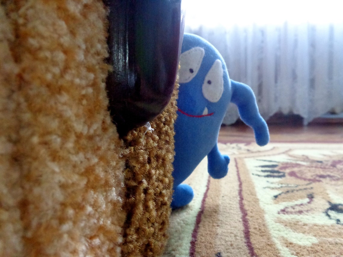 Blue Plush Cute Monster Toy Stuffed Soft Baby Toy Funny Aliens - Etsy