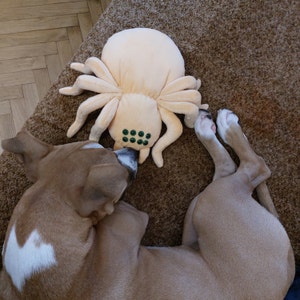 Beige Plush Spider, Cute Big Toy Spider, Huge Soft Spider, Toy ...