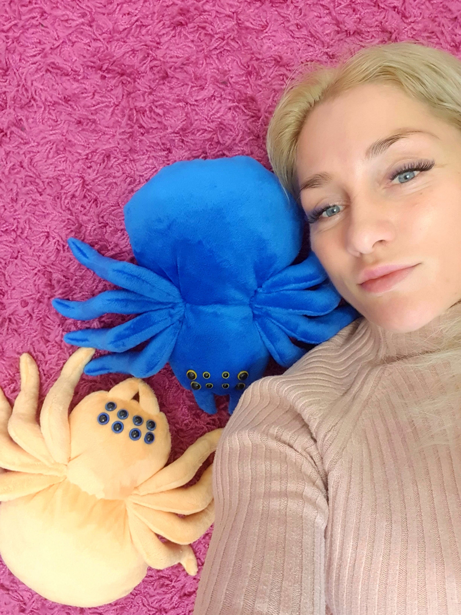 Big Blue Spider Tarantula Huge Plush Stuffed Animal Toy | Etsy