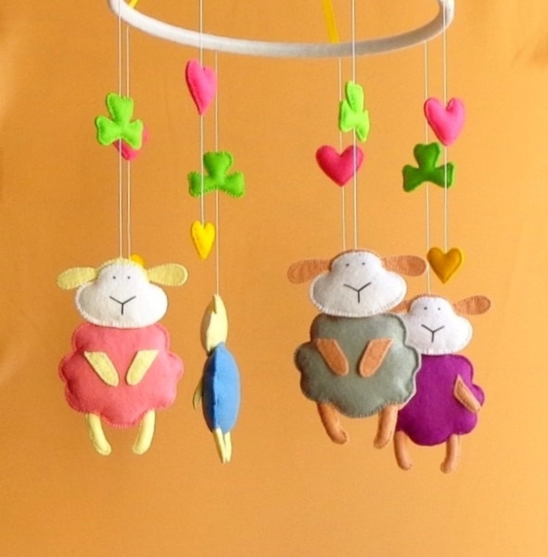 Sheep Crib Mobile Lamb Mobile Baby Crib Mobile Sheep Nursery - Etsy