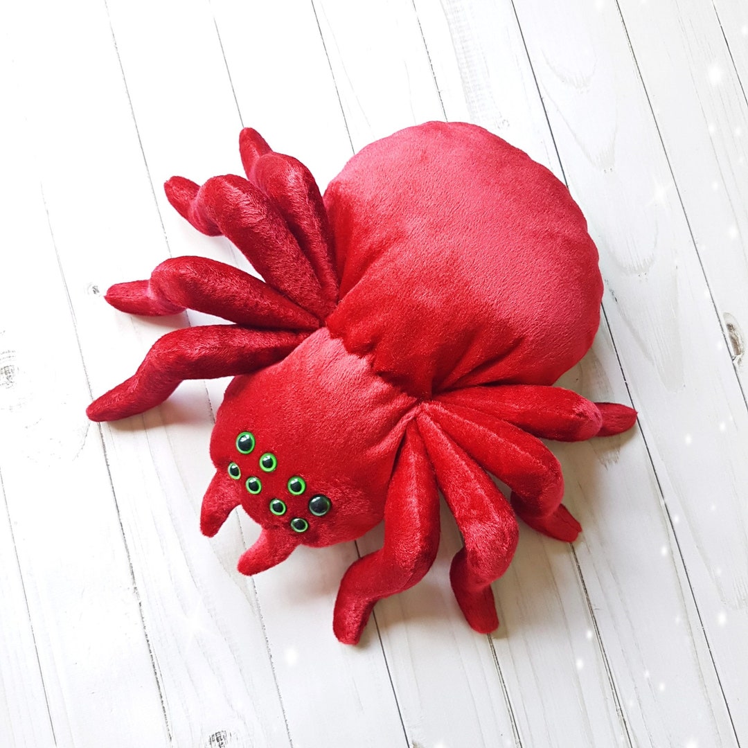 Big Red Spider Tarantula, Huge Stuffed Animal, Plush Toy - Etsy
