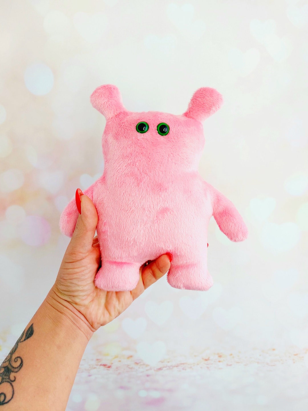 Pink Helloween Cute Plush Toy Monster, Funny Soft Monster, Baby Toy ...