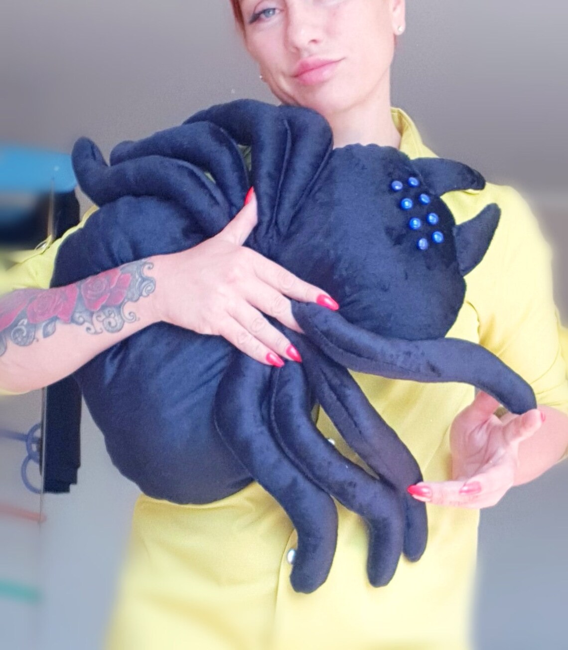Huge Plush Spider Big Tarantula Gigantic Toy Large Spider - Etsy