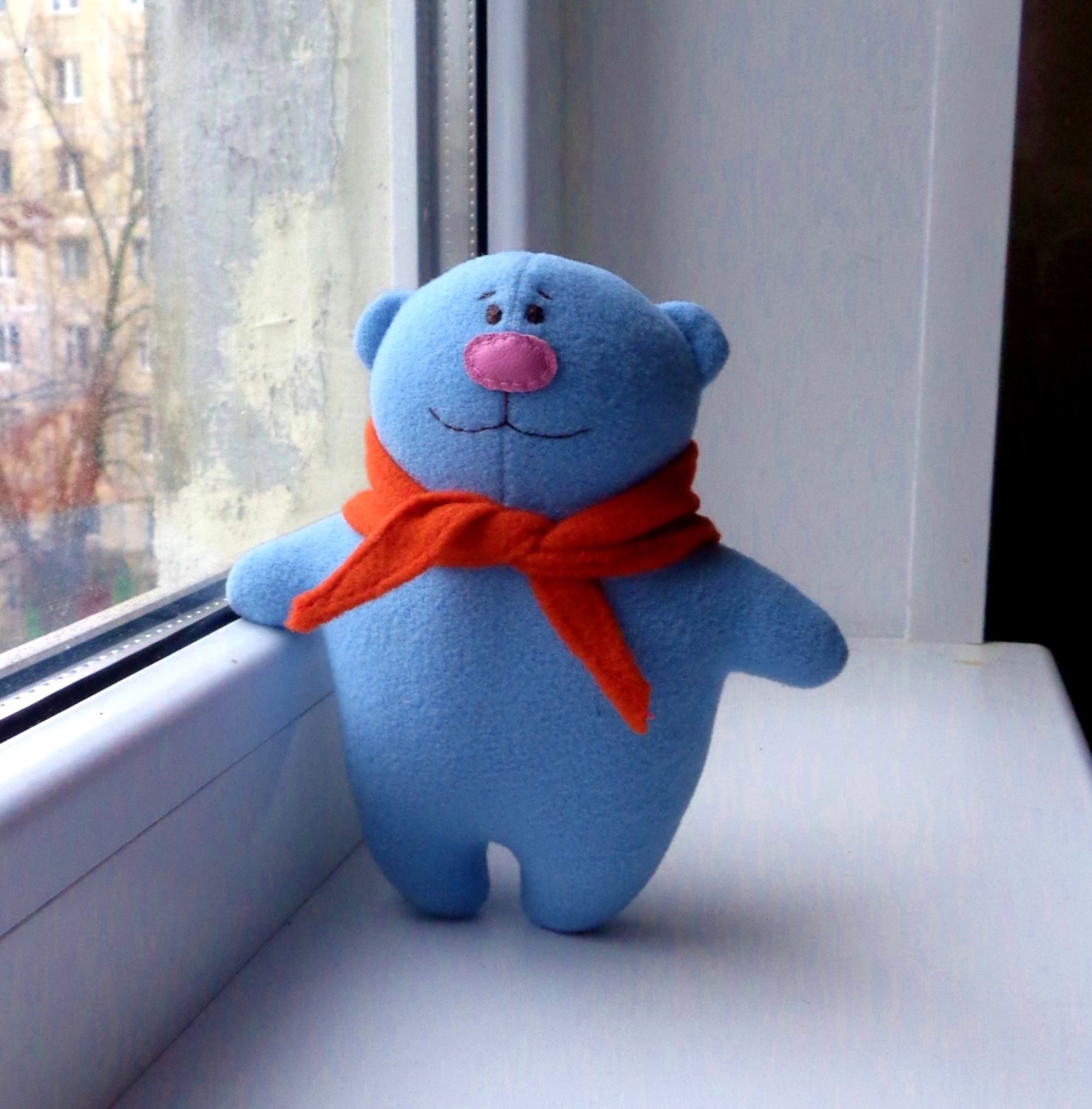 Blue bear toy Blue Teddy bear Stuffed Bear Plush bear | Etsy