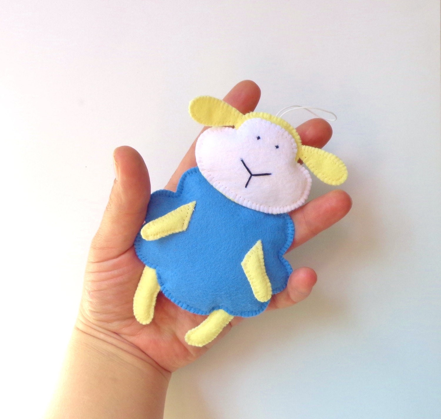 Symbol 2015 Blue Sheep-felt Sheep - Sheep Toy-christmas Decoration ...