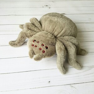 Beige Plush Spider, Cute Big Toy Spider, Huge Soft Spider, Toy ...
