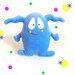 Blue Plush Cute Monster Toy Stuffed Soft Baby Toy Funny Aliens - Etsy