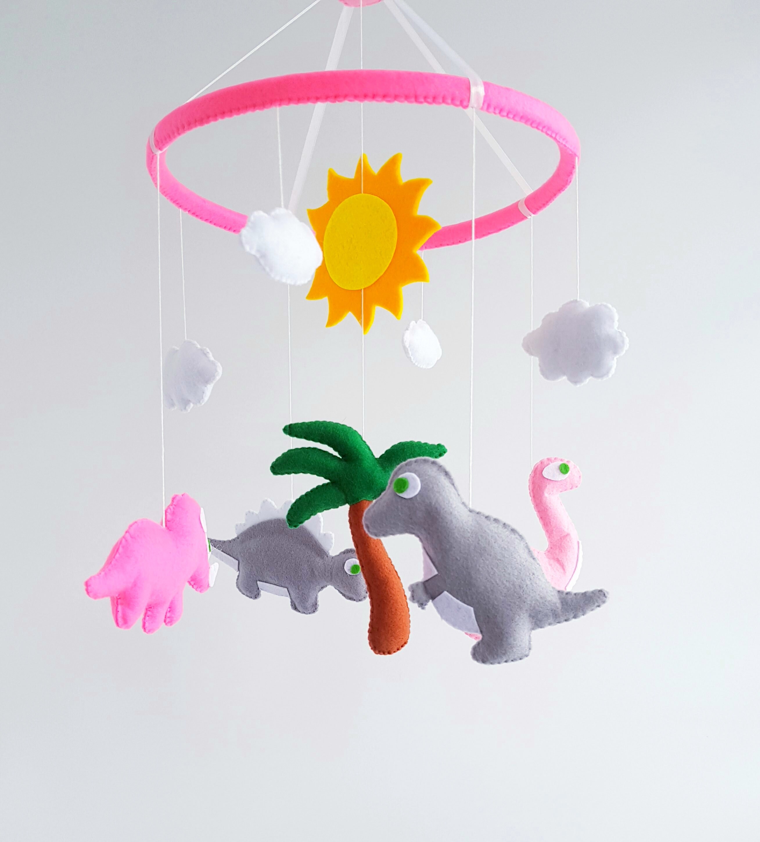 Dinosaur Baby Crib Mobile Nursery Decor Jurassic | Etsy