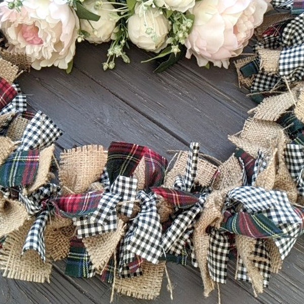 Rag Garland - Etsy