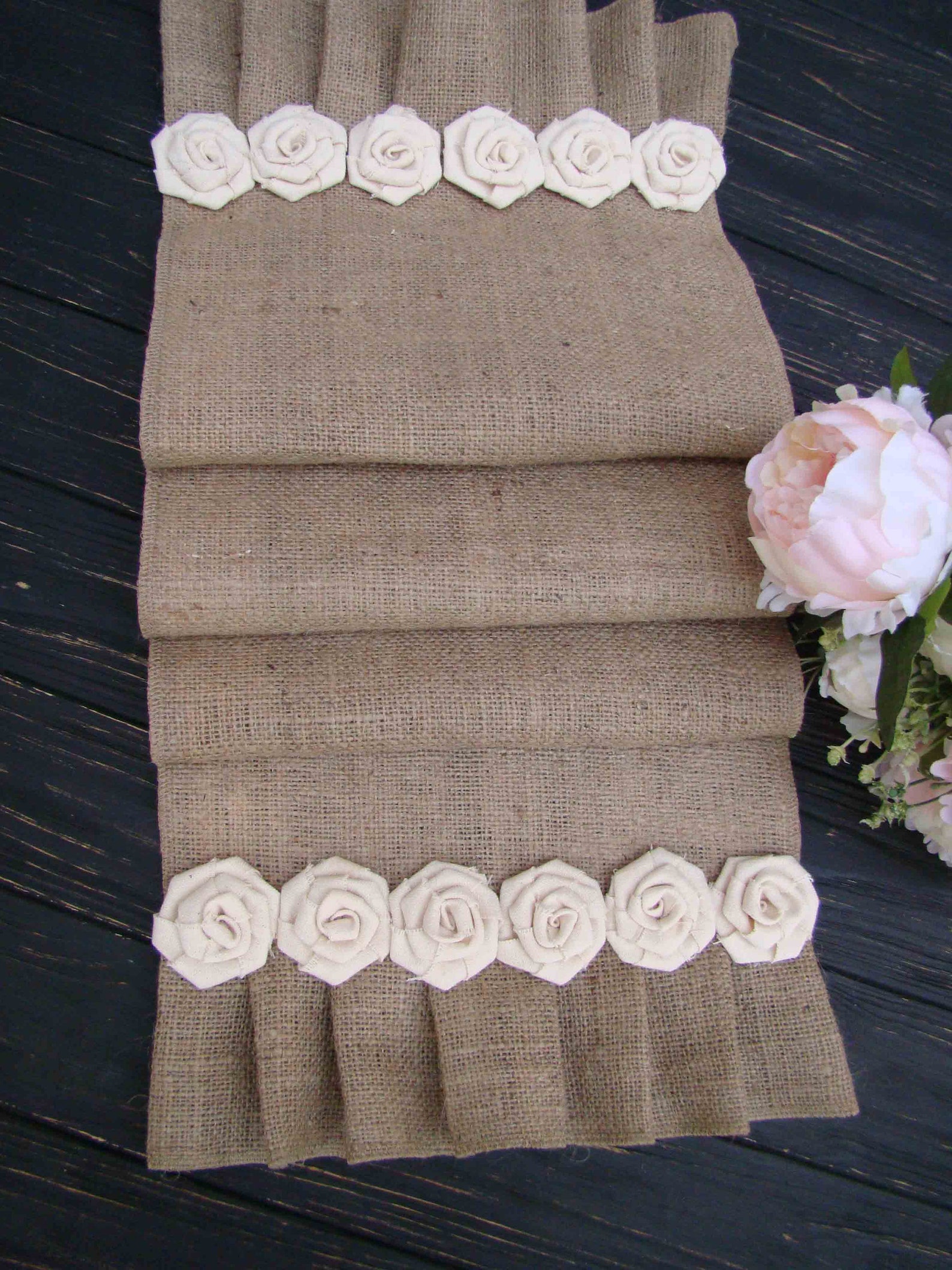 Rustic Table Runner, Farmhouse Table Setting, Boho Wedding Runner - Etsy