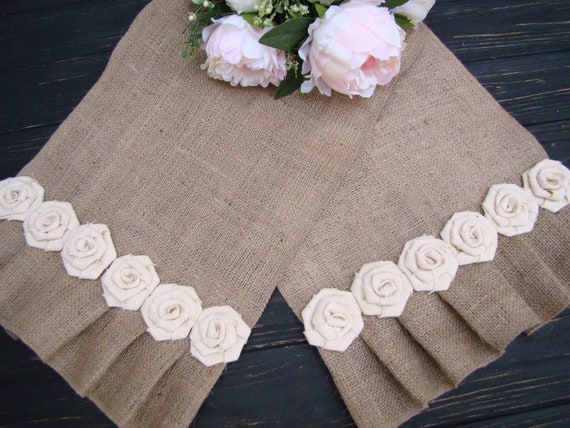 Rustic Table Runner Farmhouse Table Setting Boho Wedding - Etsy